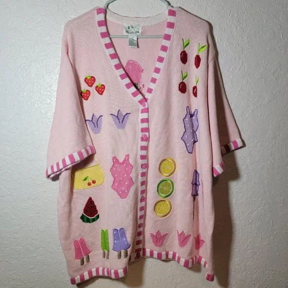 Vintage Quacker Factory Quacker Factory Holiday Tunic Sweaters